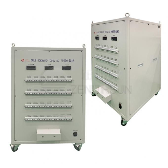 50kW 650V-1000V DC Dummy Load Bank แบบพกพา Variable Resistive Load Bank ...
